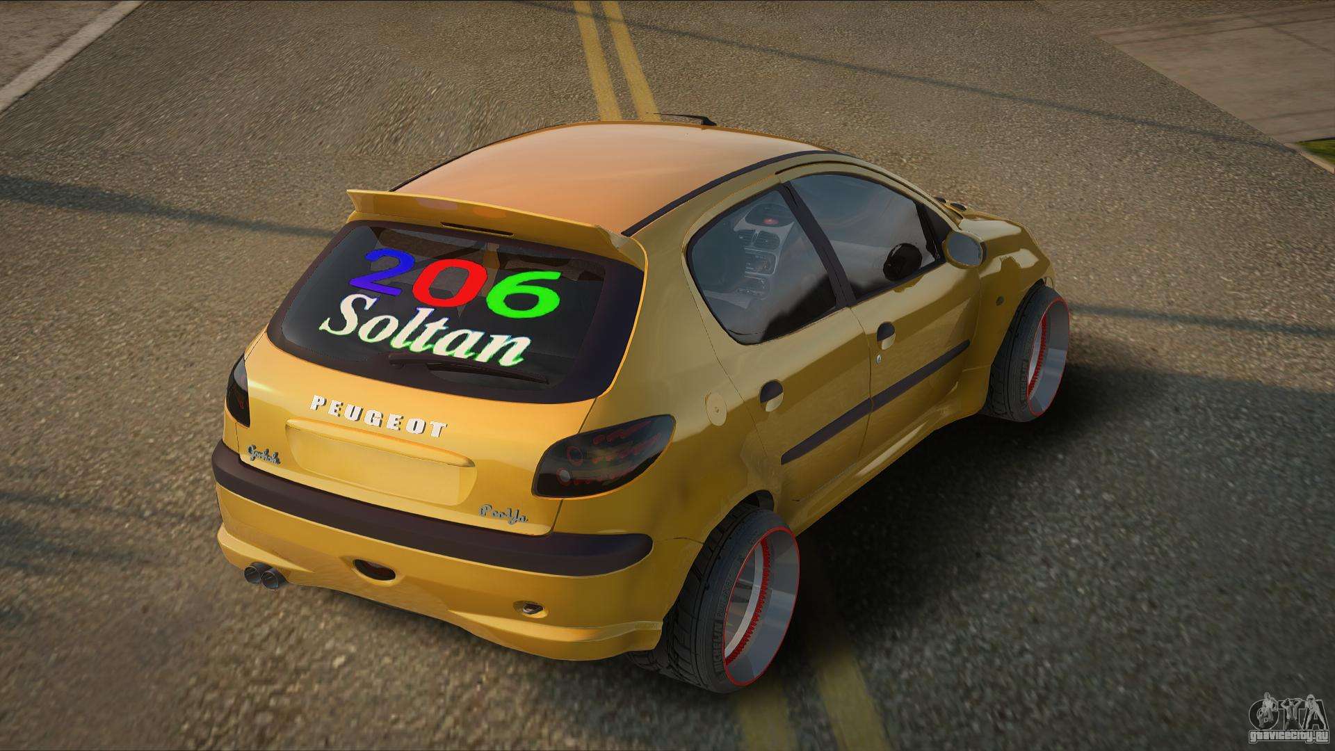 Peugeot 206 Tyho для GTA San Andreas